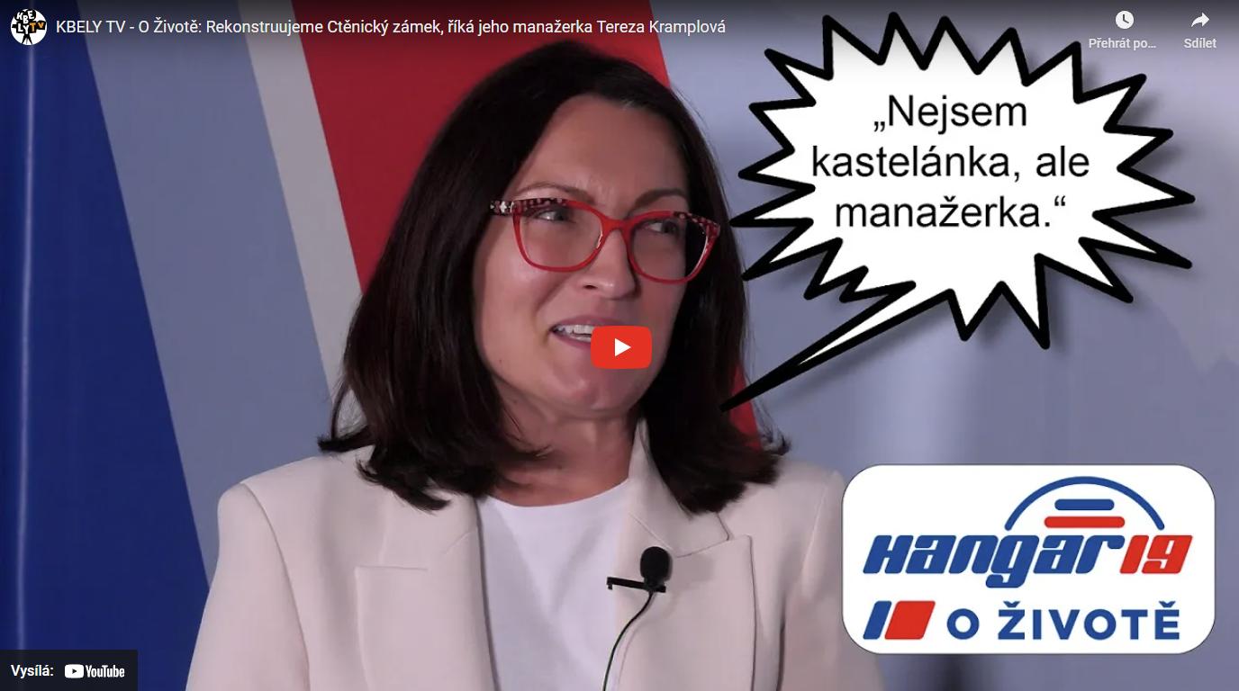 O Životě: Rekonstruujeme Ctěnický zámek, říká jeho manažerka Tereza ...