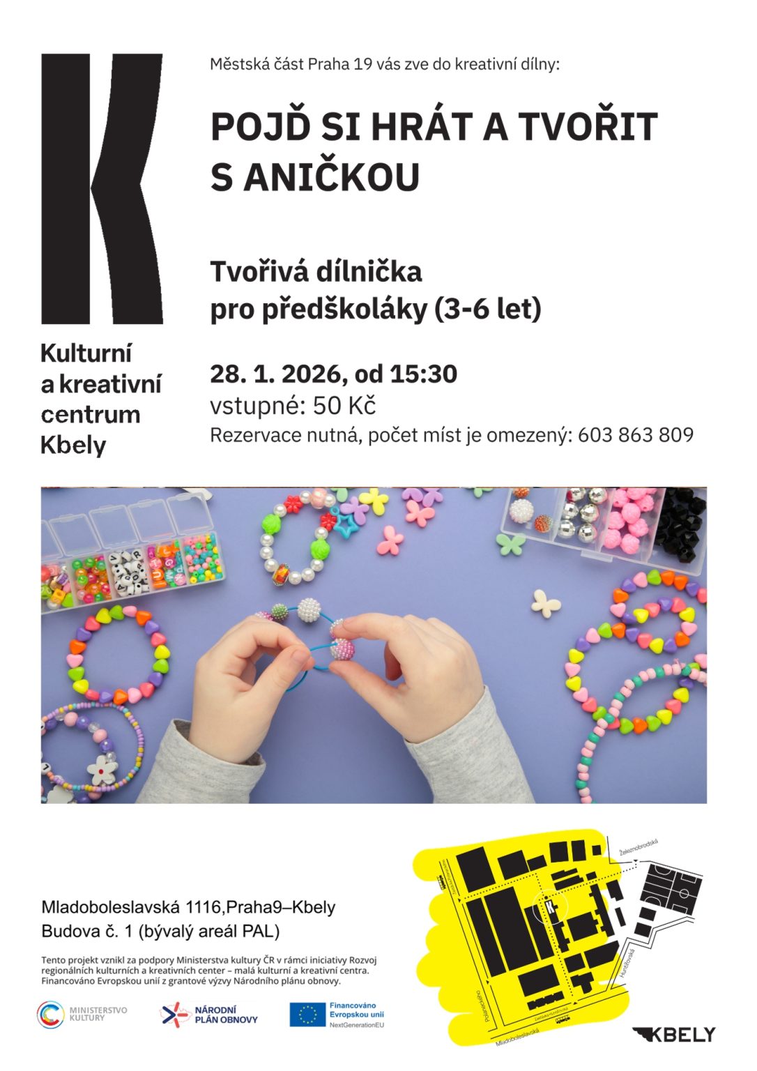 Pojď si hrát a tvořit s Aničkou - Praha 19